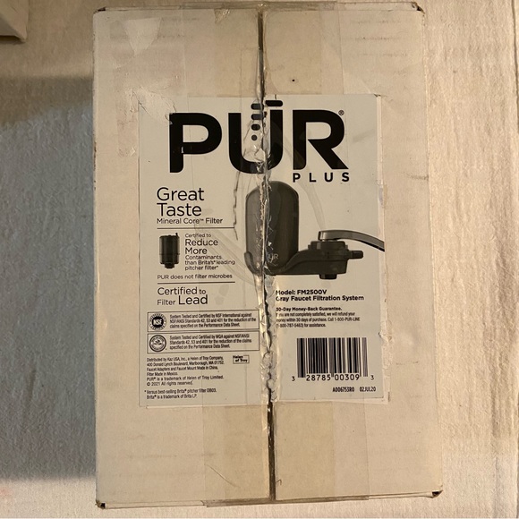 Pur | Kitchen | Pur Plus Mineral Core Filter Model Fm250v Gray Faucet ...